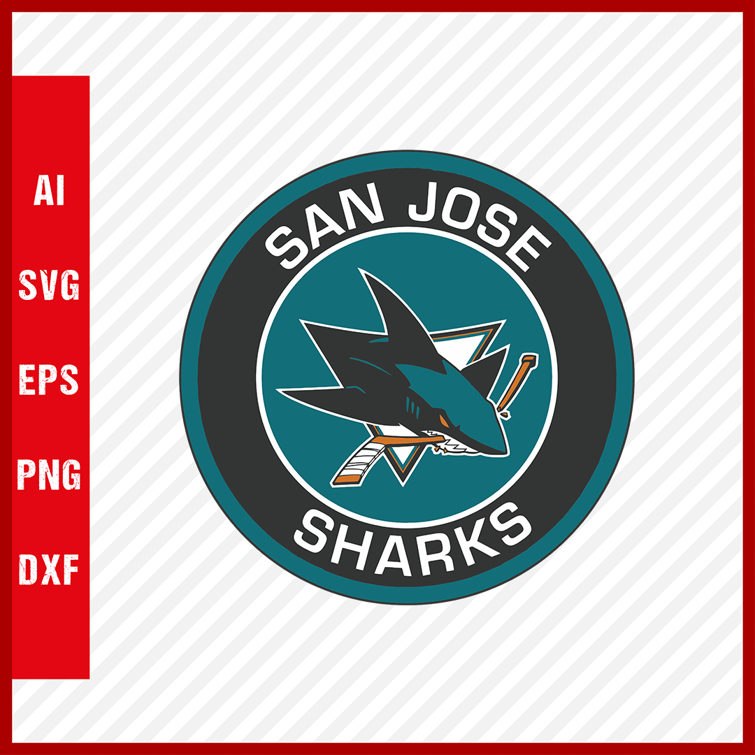 San Jose Sharks Logo Svg NHL National Hockey League Team Svg Clipart ...