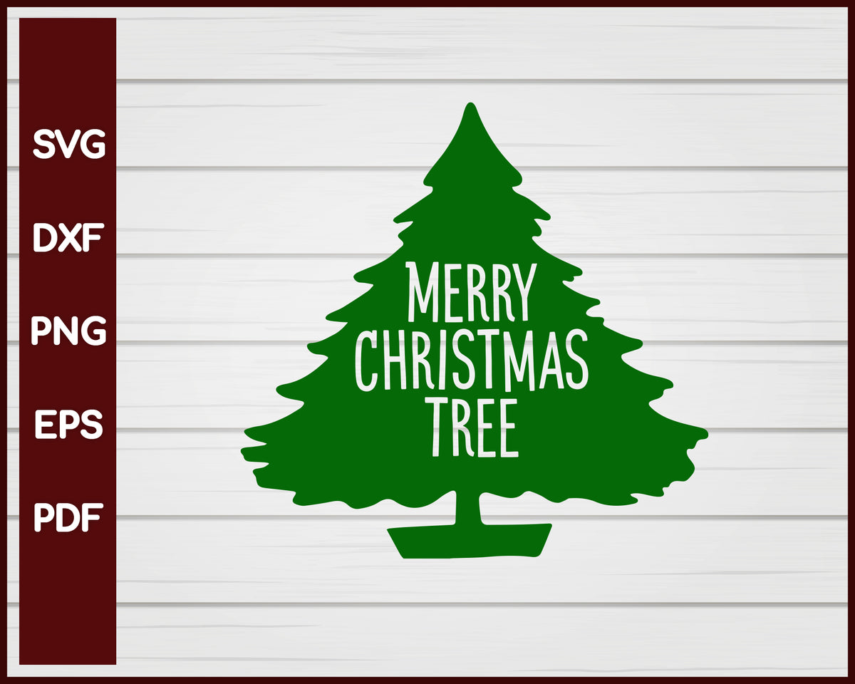 Merry Christmas Tree svg – Creativedesignmaker