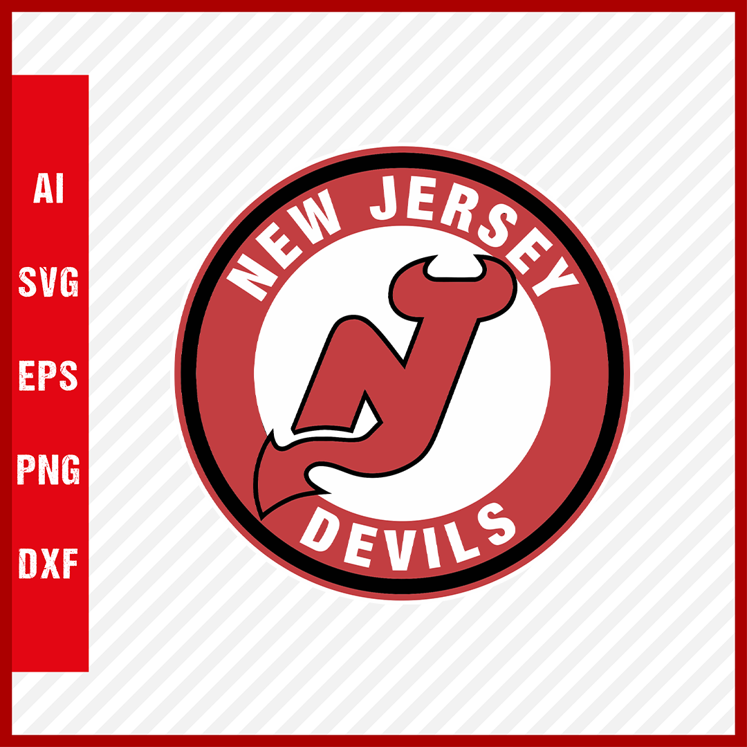 New Jersey Devils Logo Svg NHL National Hockey League Team Svg Clipart – Creativedesignmaker