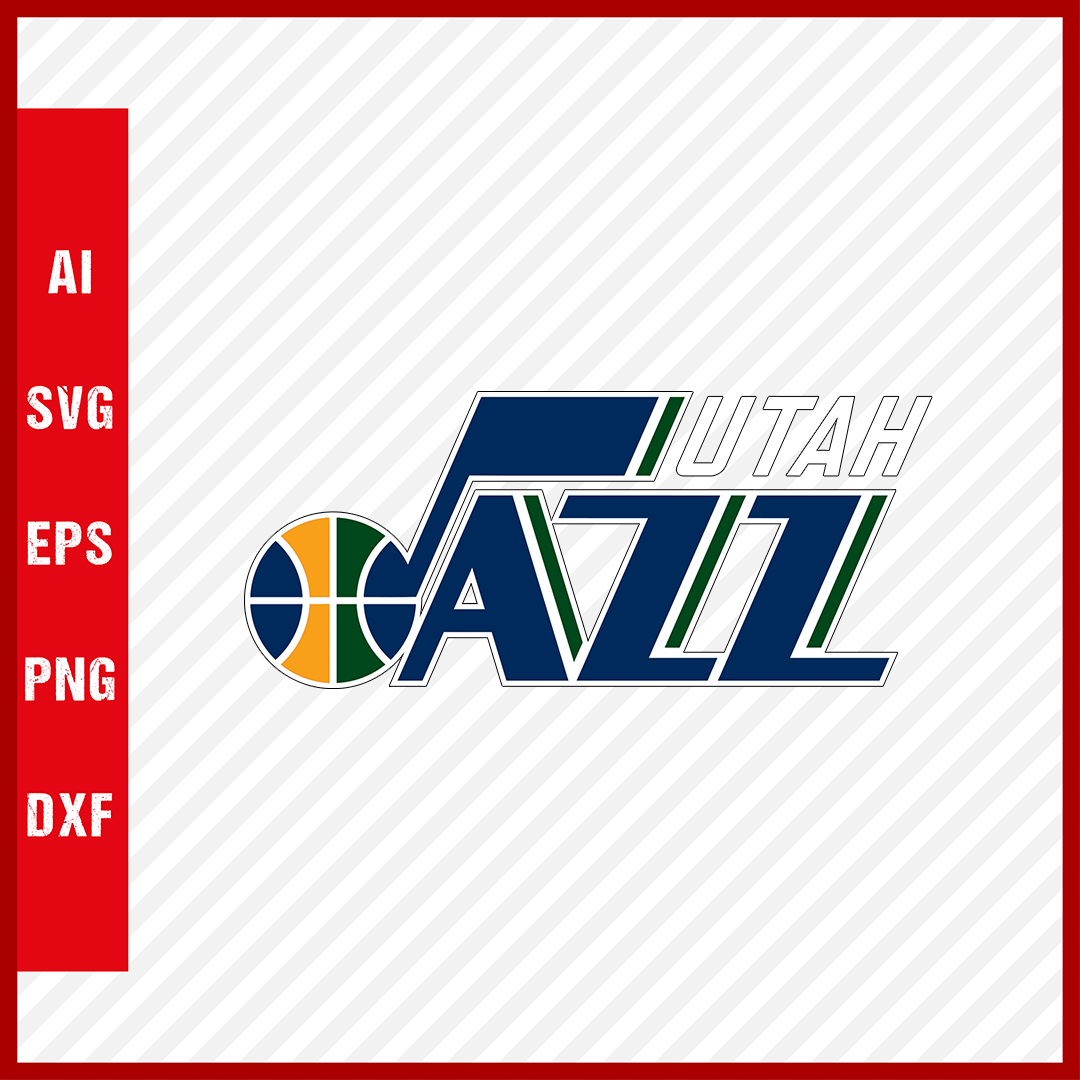 NBA Utah Jazz Logo Svg Cut Files Basketball Clipart – Creativedesignmaker