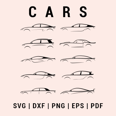 Cars svg cut file | Design by- creativedesignmaker.com ...