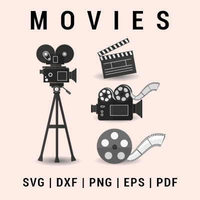 Movies svg file | Design by- creativedesignmaker.com – Creativedesignmaker