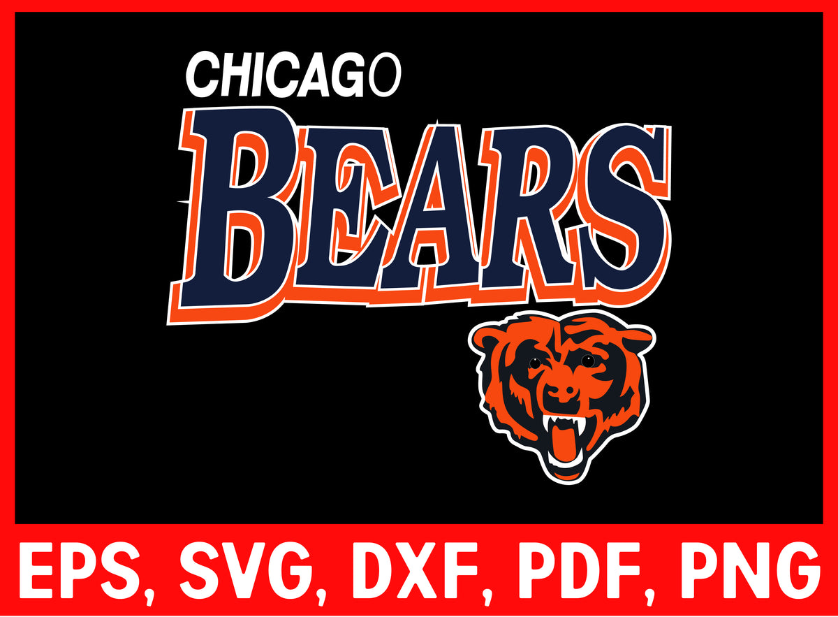 Chicago Bears Bundle Svg, Chicago Bears Svg, Chicago Bears Logo Svg, N ...