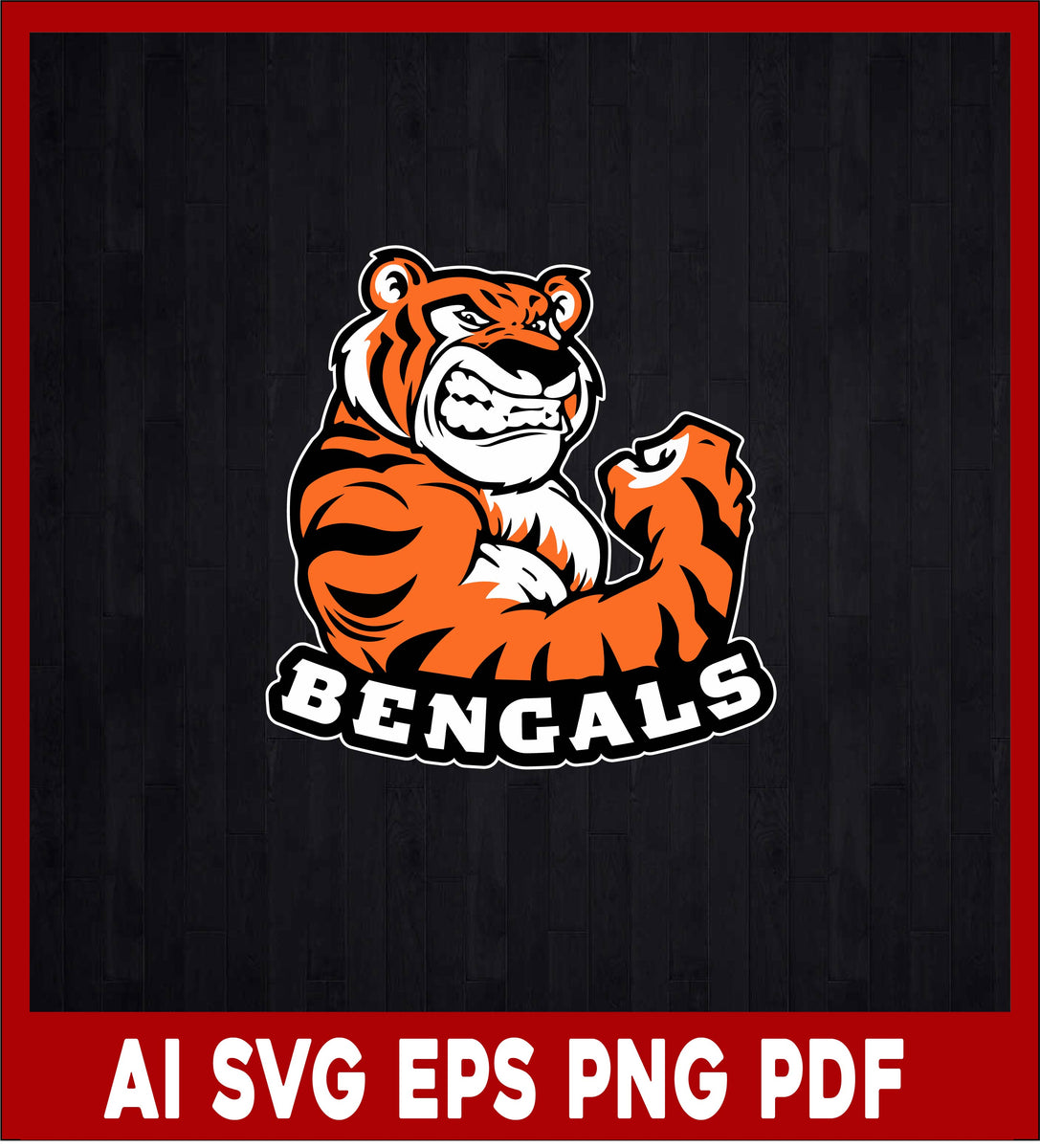 Cincinnati Bengals Football Team, Laser Cut Svg Files, Sport Lover T-S ...