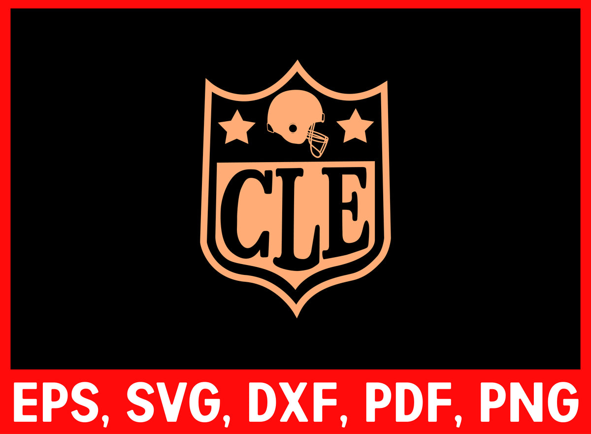 Cle Browns Football Helmet SVG Digital Download, American Football, Sp ...