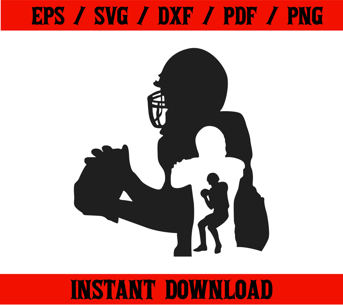 Football Scene svg, Sports Dad Gift Idea, Player T-shirt Design NFL SV ...