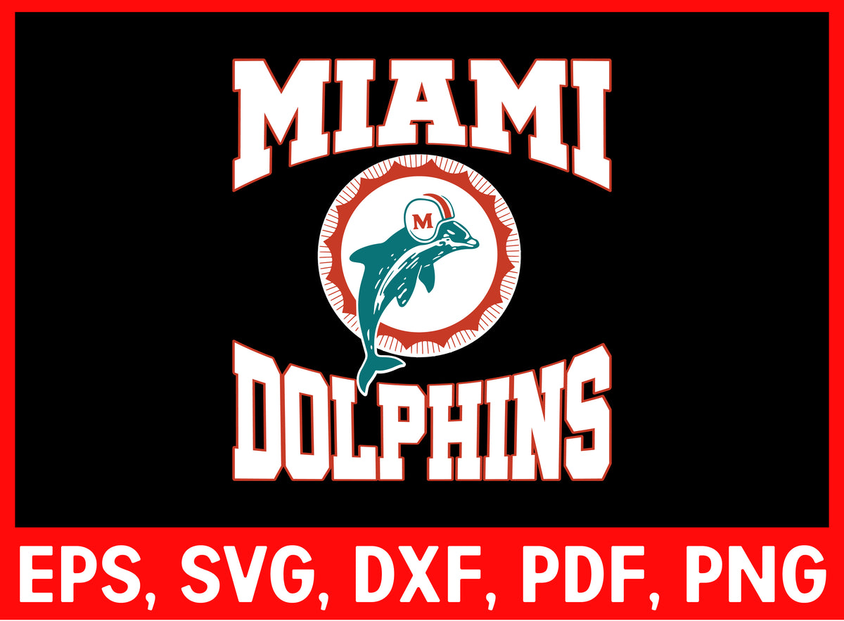 Miami Dolphins Svg Miami Dolphins logo Svg NFL Teams Svg Sport Svg Ins ...