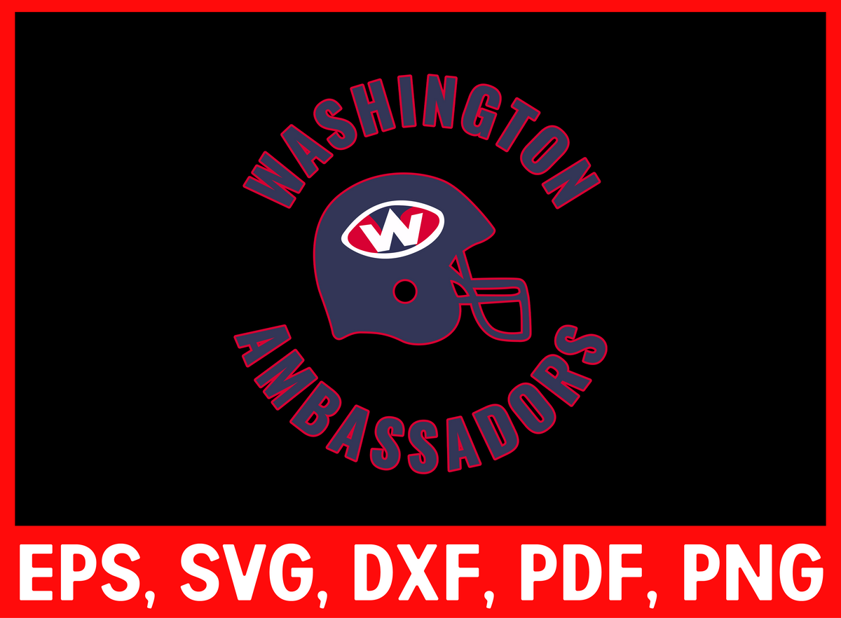 Washington Ambassadors Washington Commanders Football NFL Logo ...