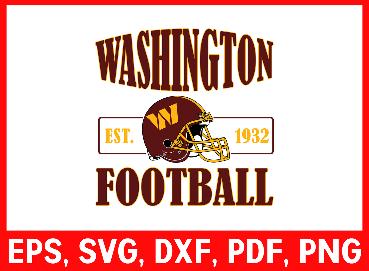 Washington Commanders Est 1932 Football NFL Logo – Creativedesignmaker