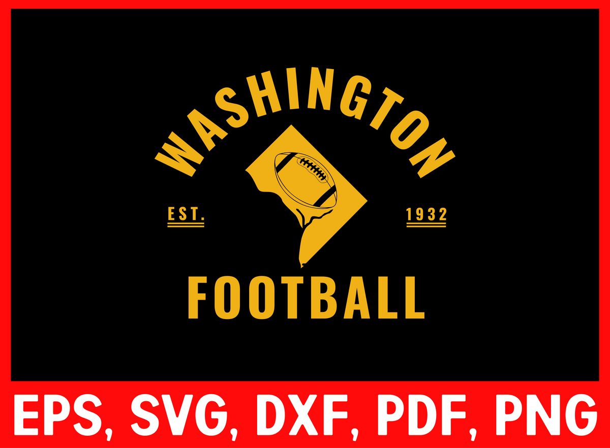 Washington Commanders Est 1932 Football NFL Logo – Creativedesignmaker