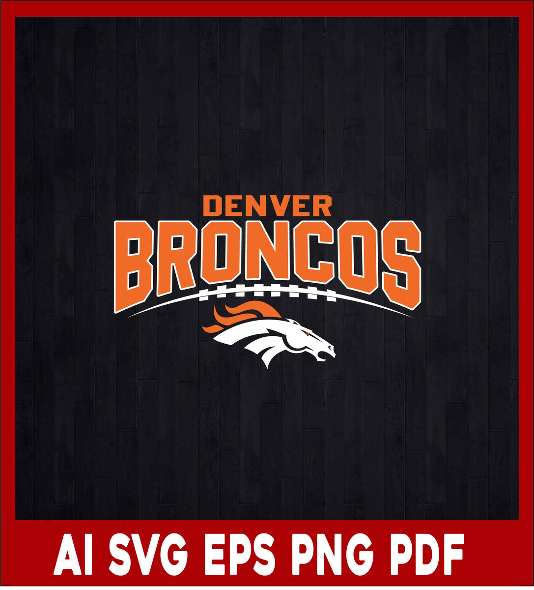 NFL Team Apparel Mens Denver Broncos Football T Shirts, Denver Broncos ...