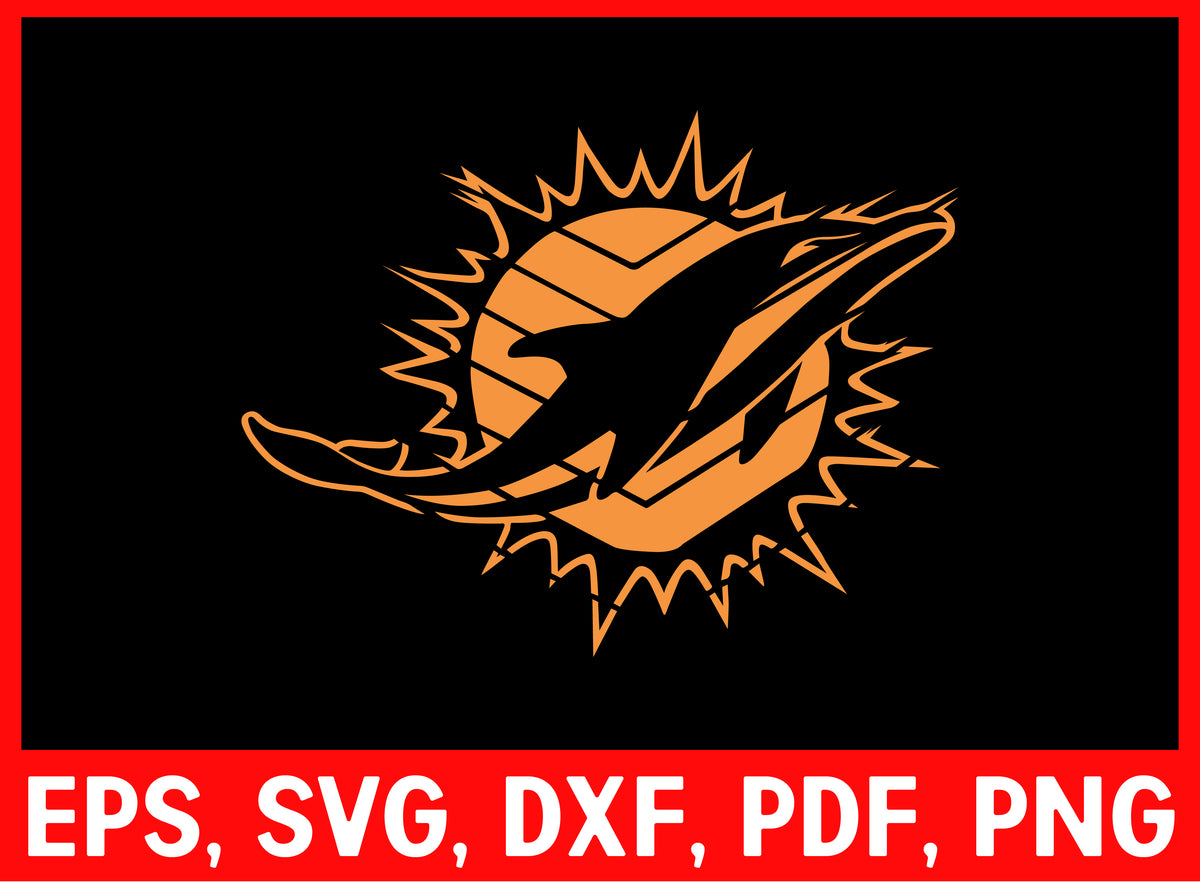 NFL Team Miami Dolphins Football SVG, Miami Dolphins SVG, American Foo ...