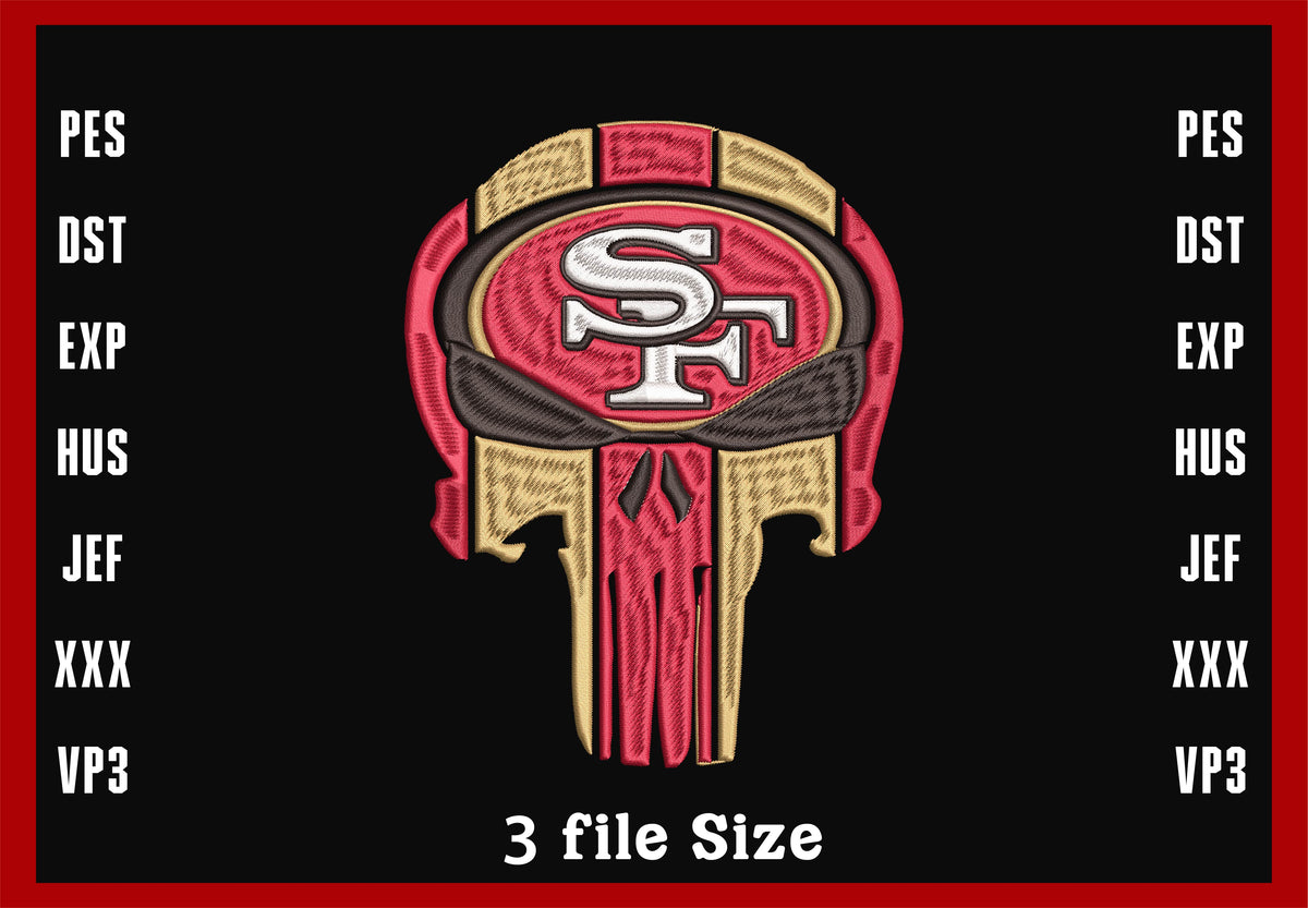 San Francisco 49ers embroidery design, Machine Embroidery Design, 4 Fi ...