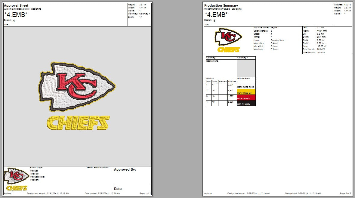 Kansas City Chiefs Logo Embroidery, Kansas City Chiefs Embroidery, NFL ...