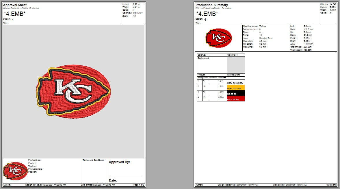 Kansas City Chiefs Logo Embroidery, Kansas City Chiefs Embroidery, NFL ...