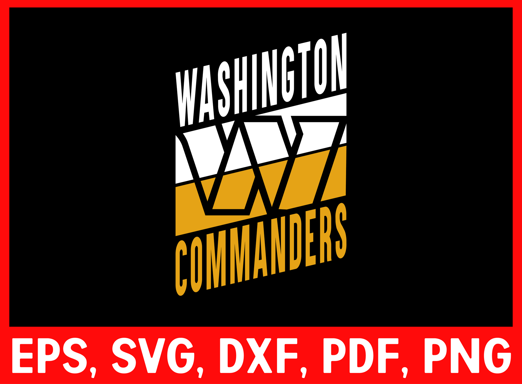 Washington Commanders Football Game Day NFL Logo – Creativedesignmaker
