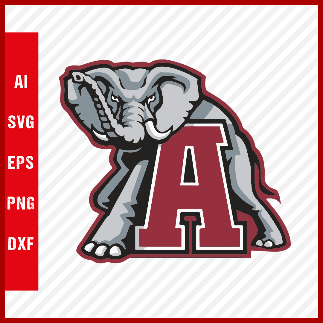 Alabama Crimson Tide svg, NCAA Team Logo Clipart Bundle ...
