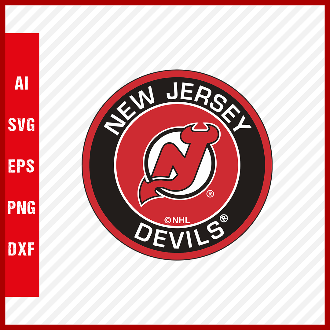 New Jersey Devils Logo Svg NHL National Hockey League Team Svg Clipart ...