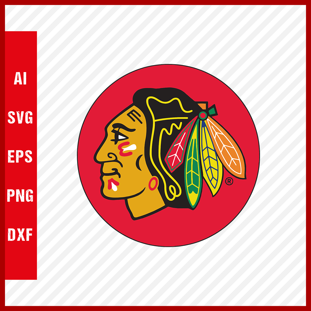Chicago Blackhawks Logo Svg NHL National Hockey League Team Clipart ...