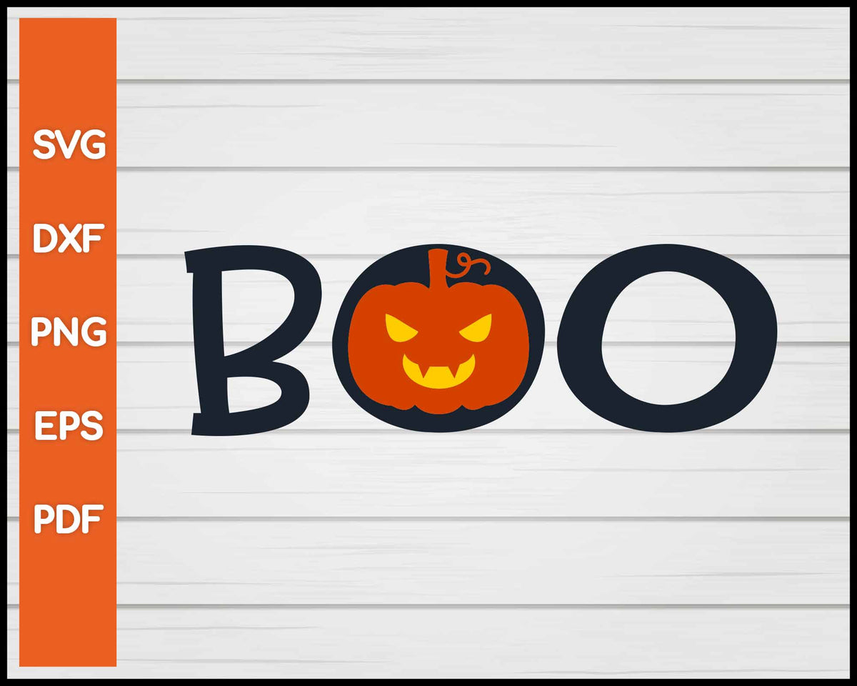 Boo Pumpkin Halloween svg – Creativedesignmaker