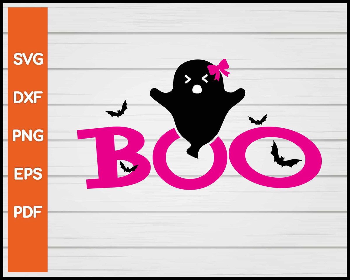 Ghost Boo Halloween svg – Creativedesignmaker