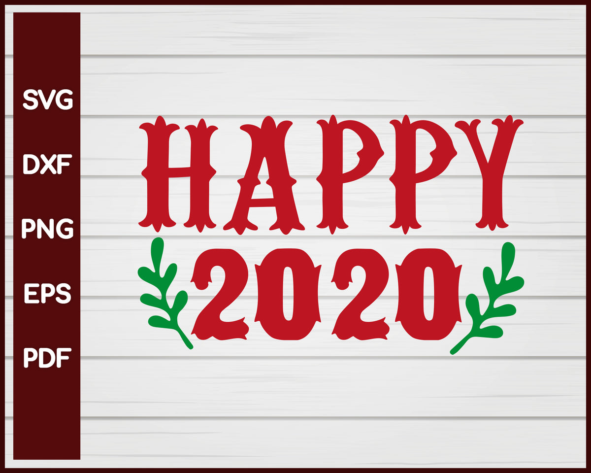 Happy 2020 Christmas svg – Creativedesignmaker