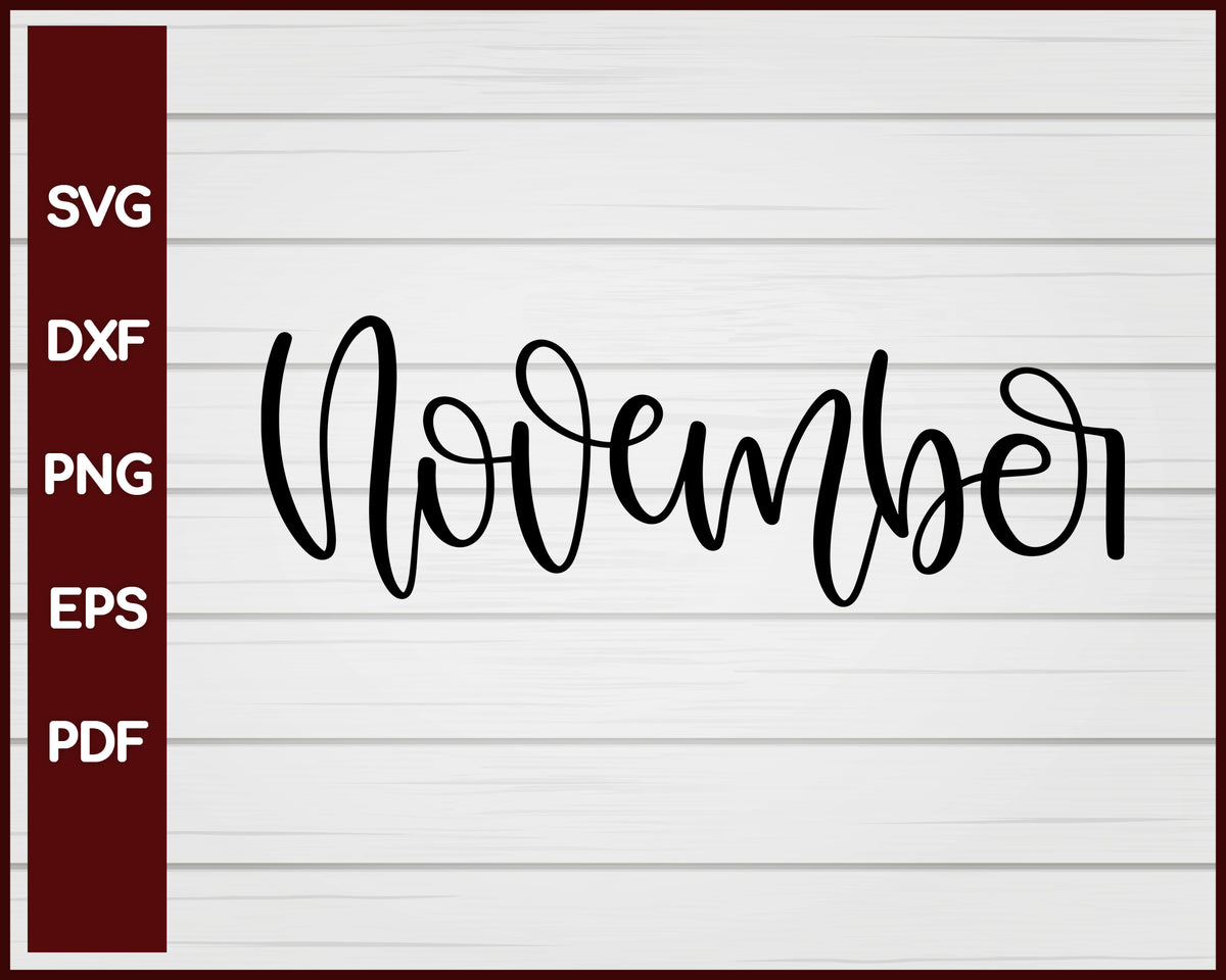 November Halloween T-shirt Design svg – Creativedesignmaker