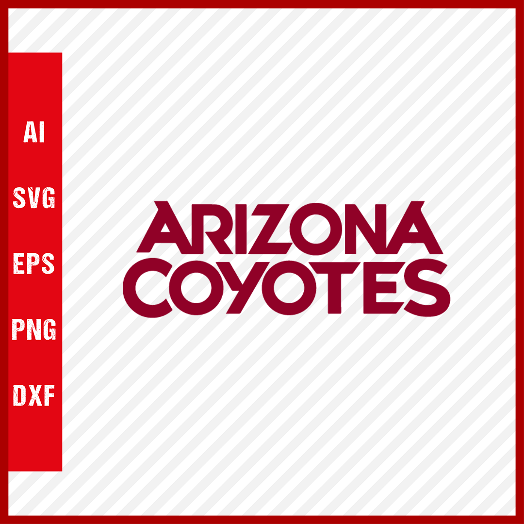 Arizona Coyotes Hockey Logo Svg NHL National Hockey League Team Svg Cl ...