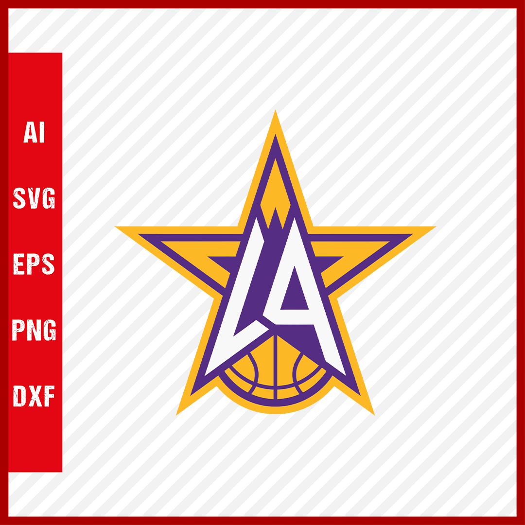 NBA Los Angeles Lakers Logo Svg Cut Files Basketball Clipart ...
