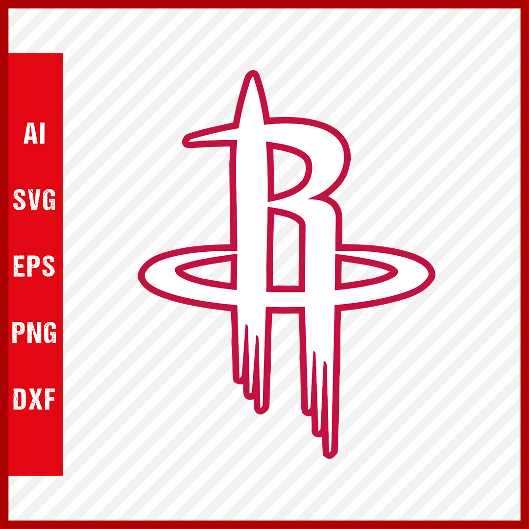NBA Houston Rockets Logo Svg Cut Files Basketball Clipart ...