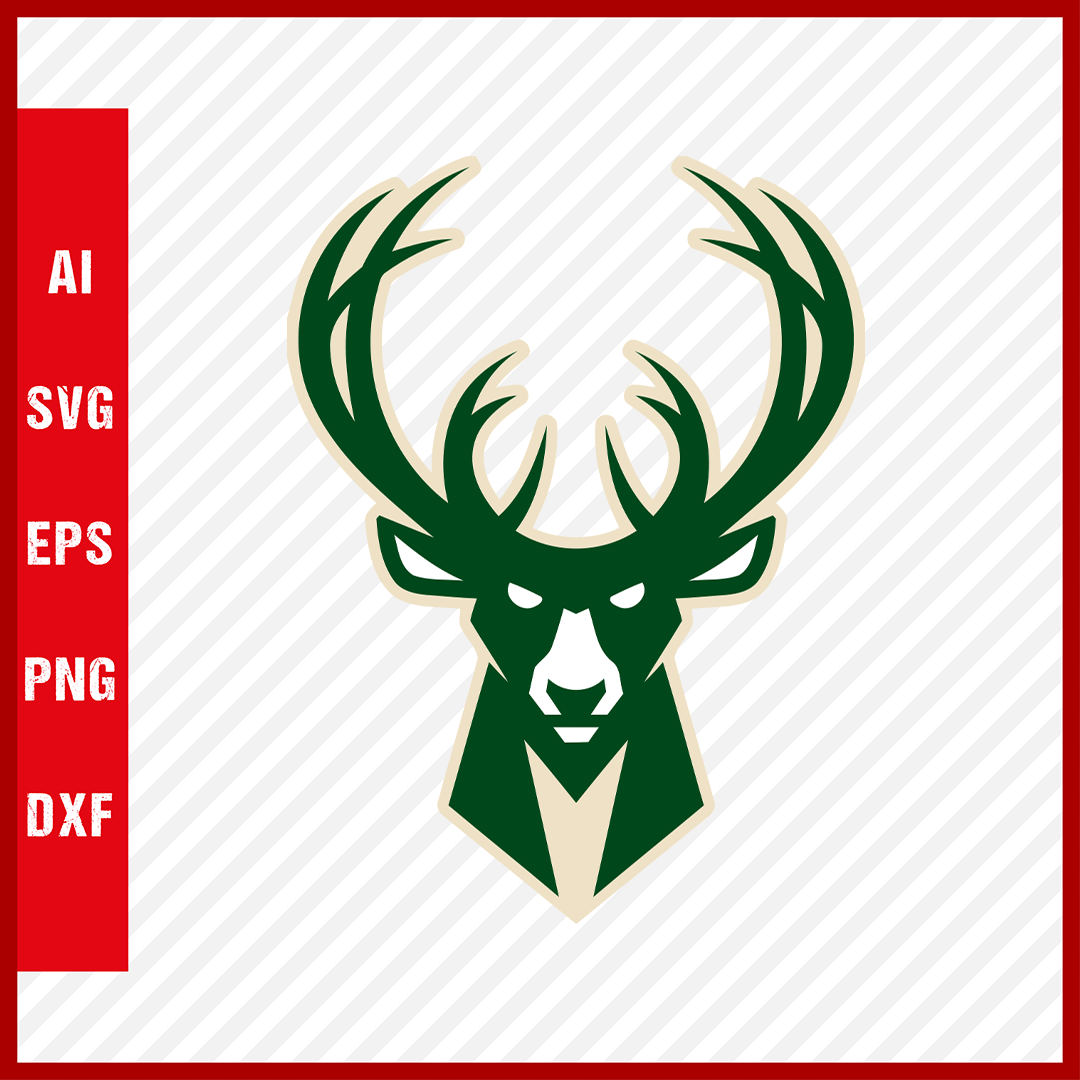 NBA Milwaukee Bucks Logo Svg Cut Files Basketball Clipart ...