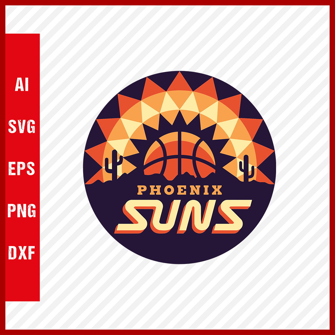 NBA Phoenix Suns Logo Svg Cut Files Basketball Clipart ...