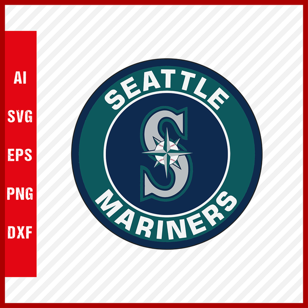 Seattle Mariners Logo MLB Svg Cut Files Baseball Clipart ...