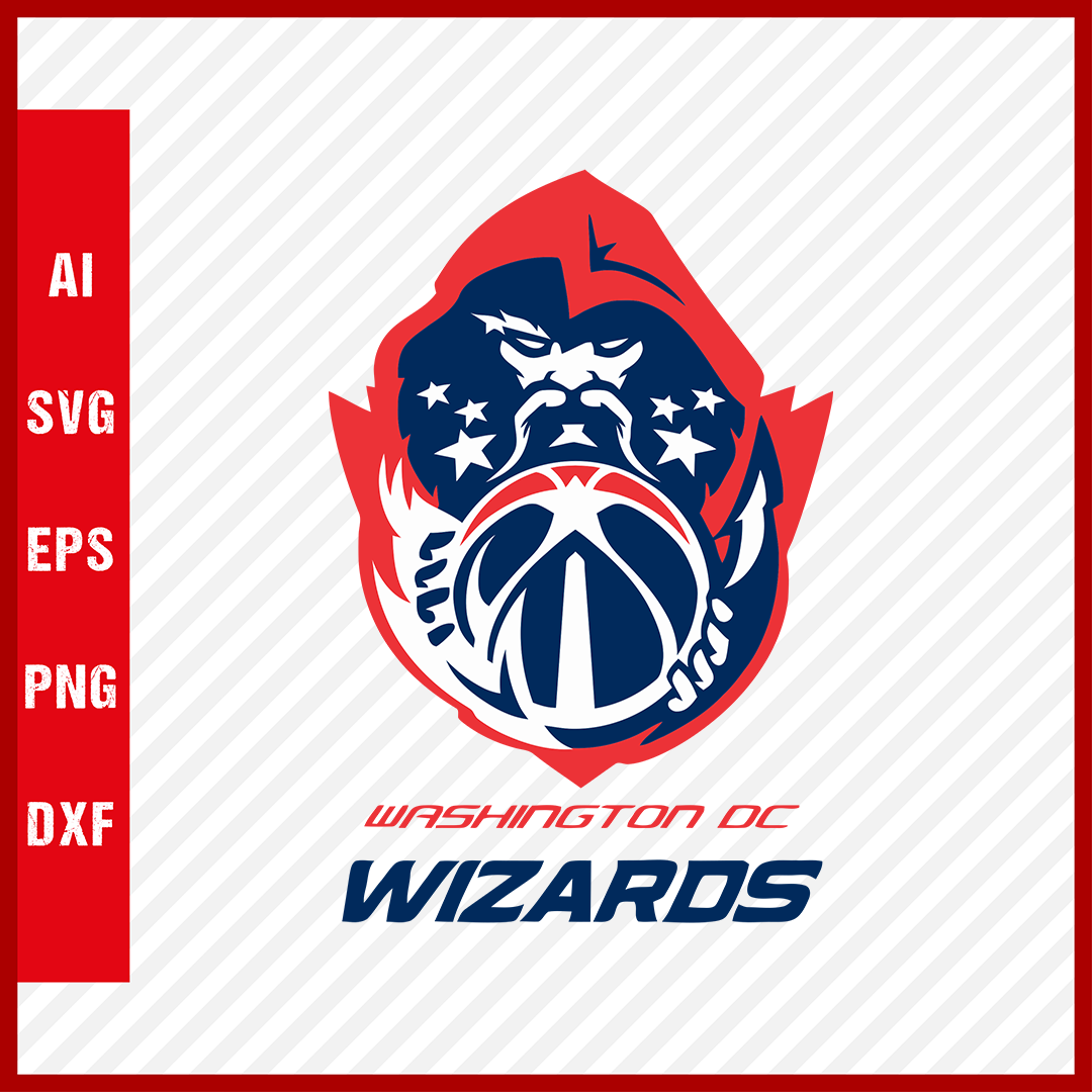 NBA Washington Wizards Logo Svg Cut Files Basketball Clipart ...