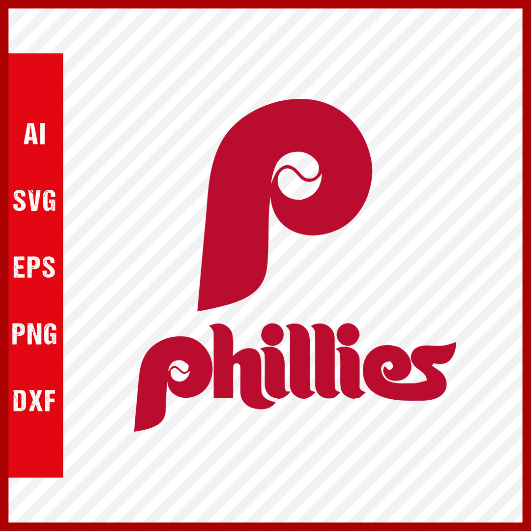 Philadelphia Phillies Logo MLB Svg Cut Files Baseball Clipart ...
