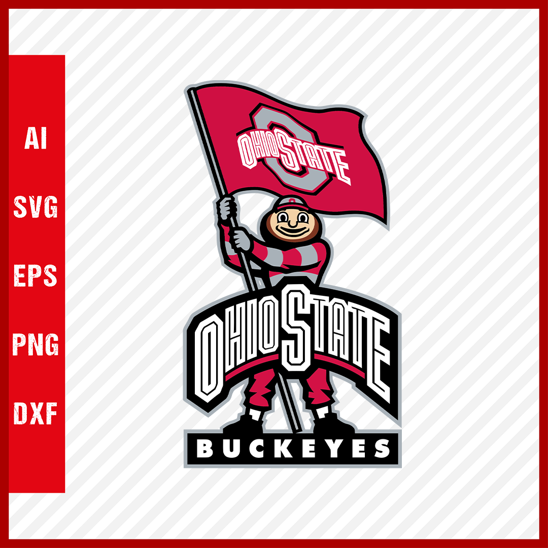 Ohio State Buckeyes Logo svg NCAA National Collegiate Athletic Associa ...
