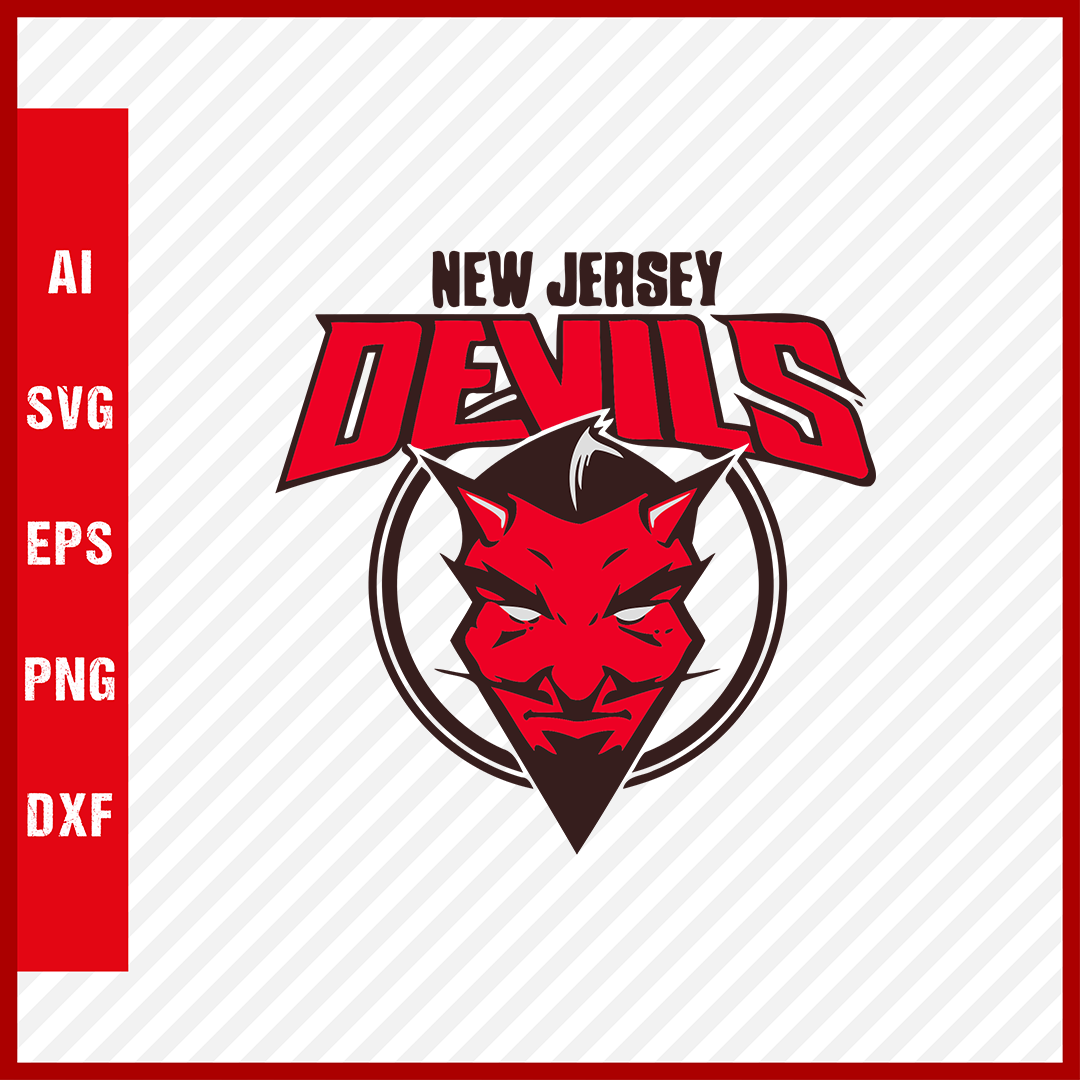 New Jersey Devils Logo Svg NHL National Hockey League Team Svg Clipart ...