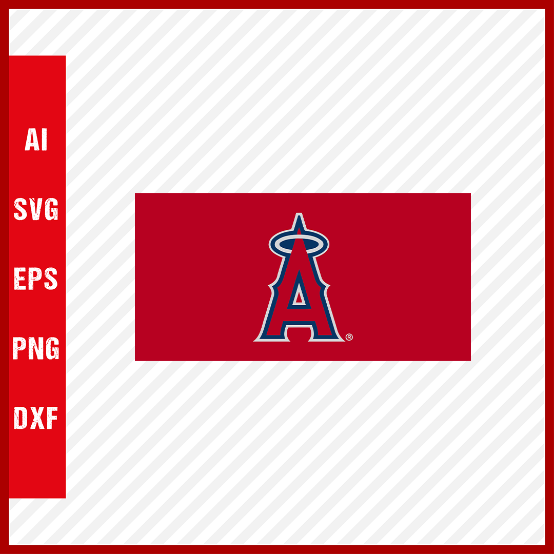 Angeles Angels Logo MLB Svg Cut Files Baseball Clipart ...