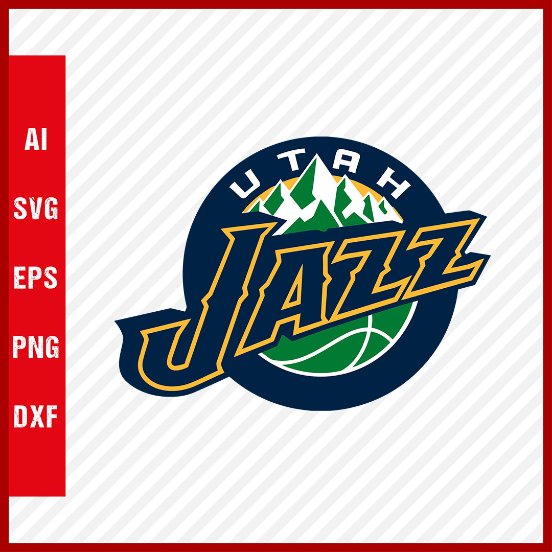 NBA Utah Jazz Logo Svg Cut Files Basketball Clipart – Creativedesignmaker