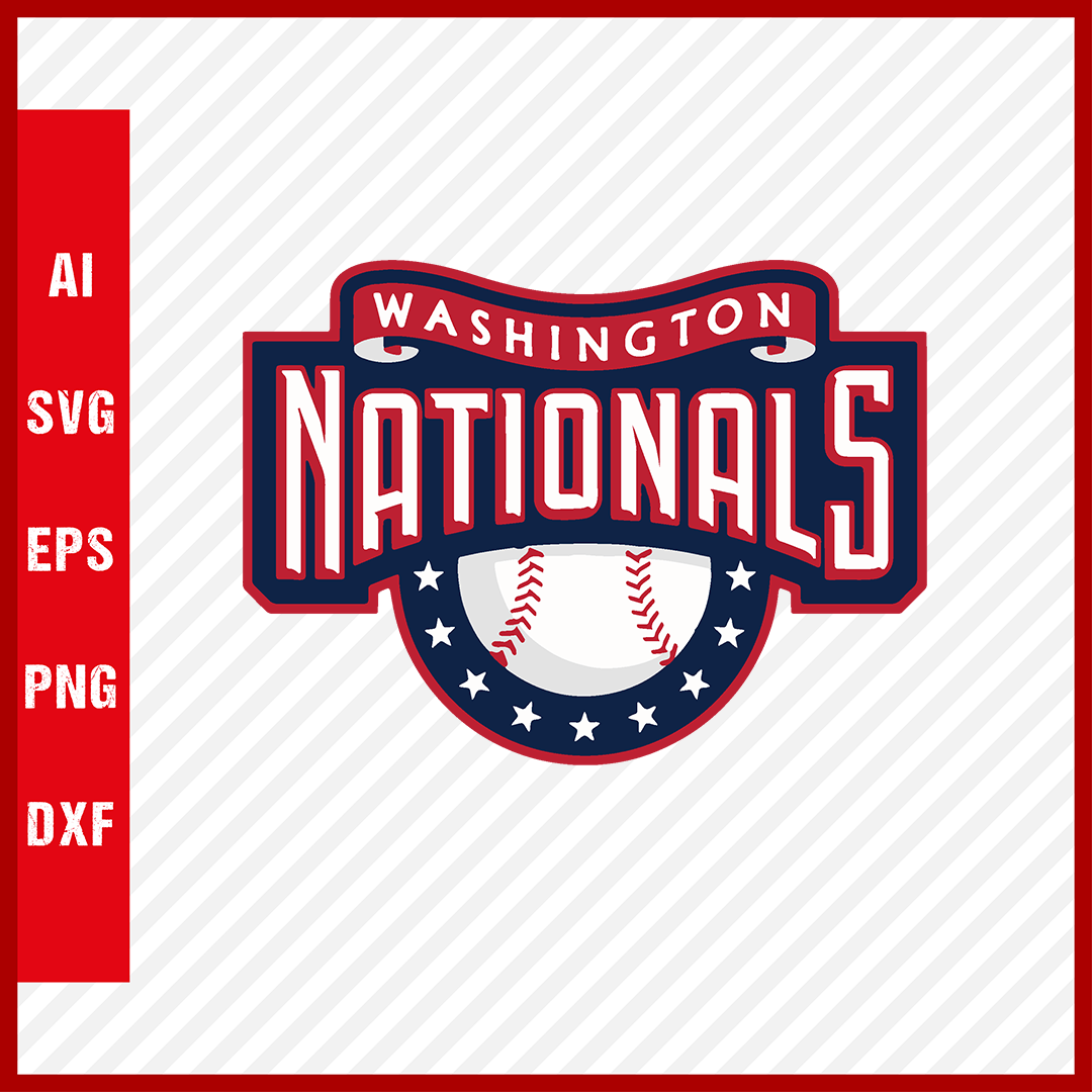 Washington Nationals Logo MLB Svg Cut Files Baseball Clipart ...
