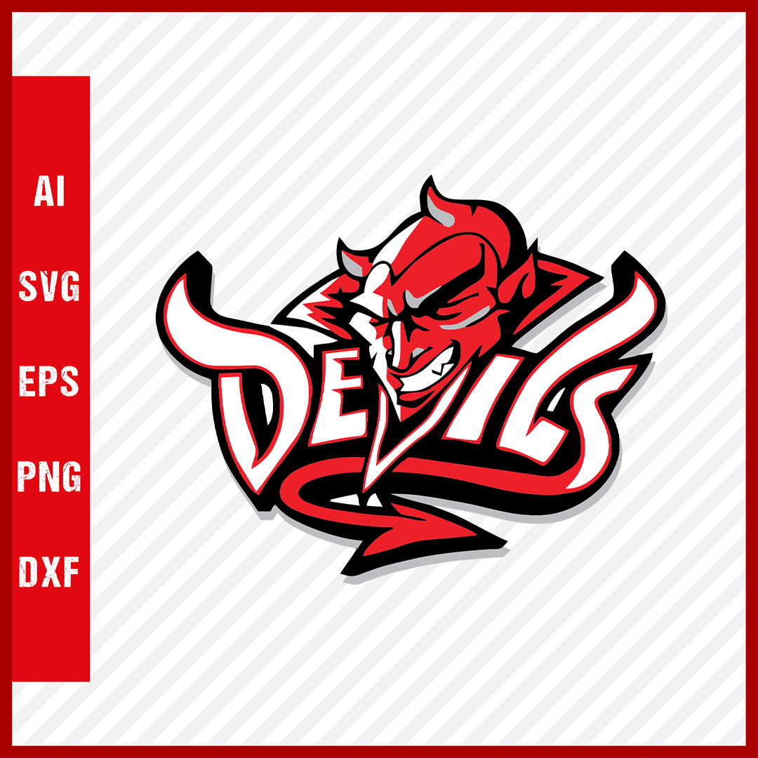 New Jersey Devils Logo Svg NHL National Hockey League Team Svg Clipart ...