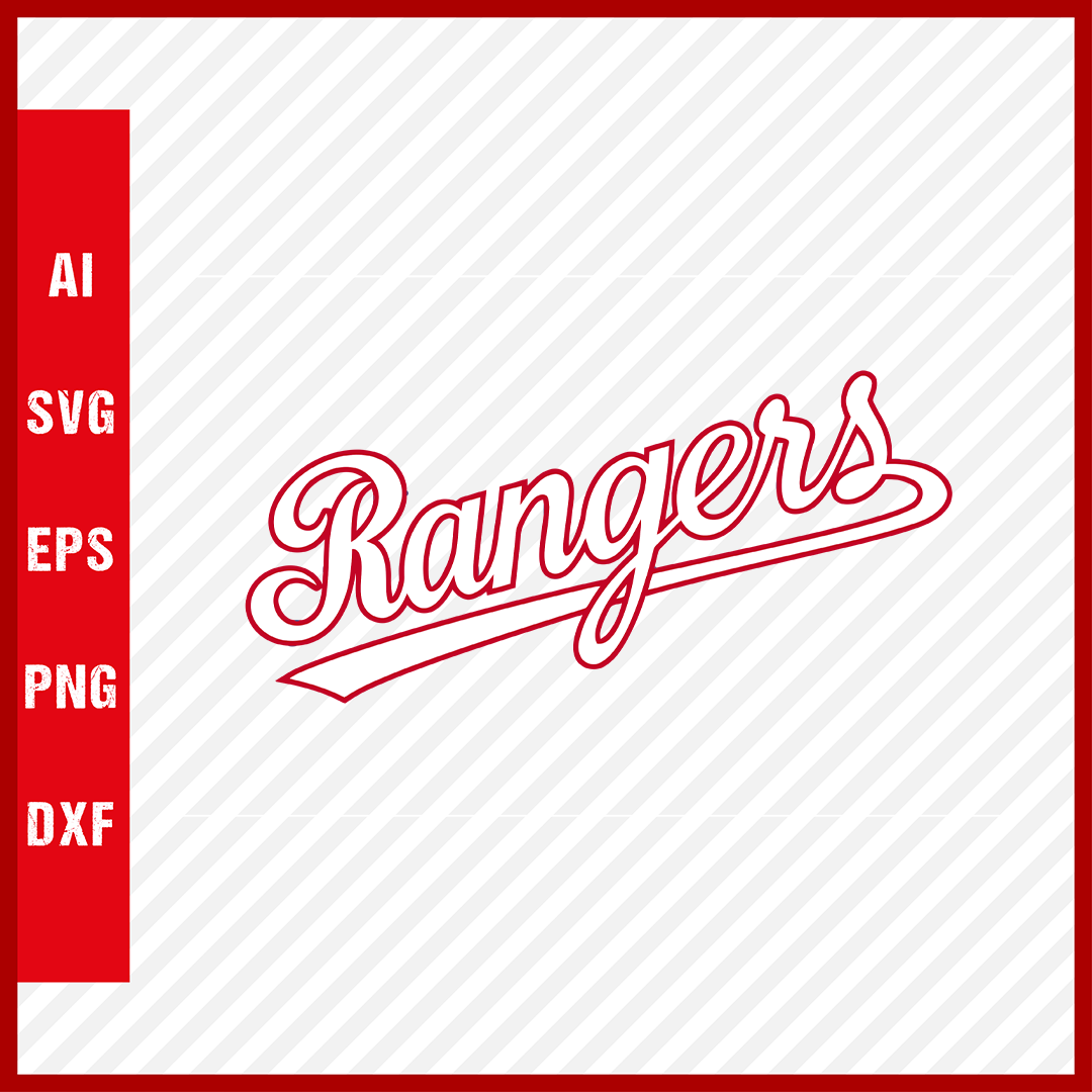 Rangers Logo MLB Svg Cut Files Baseball Clipart – Creativedesignmaker