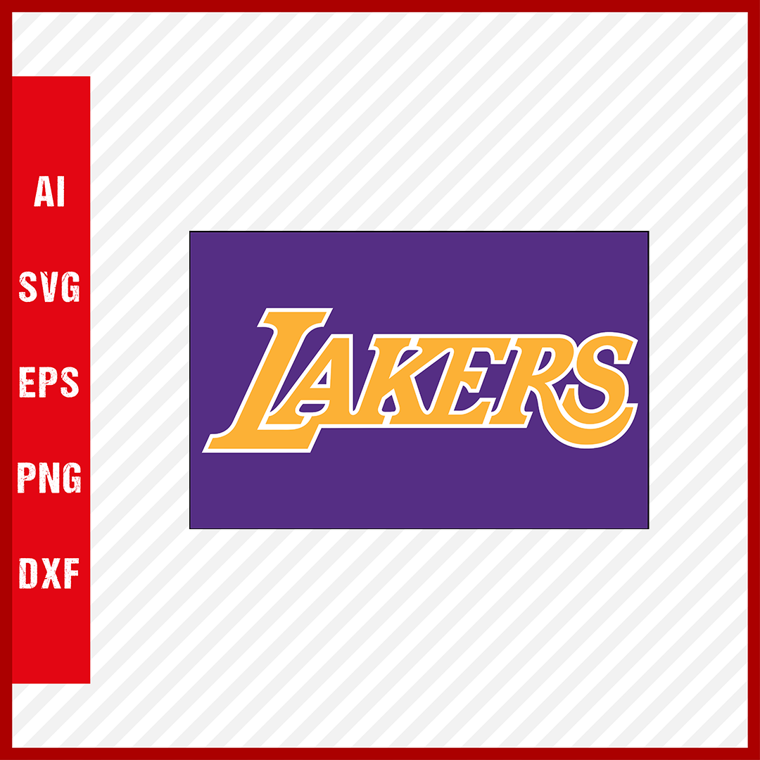 NBA Los Angeles Lakers Logo Svg Cut Files Basketball Clipart ...