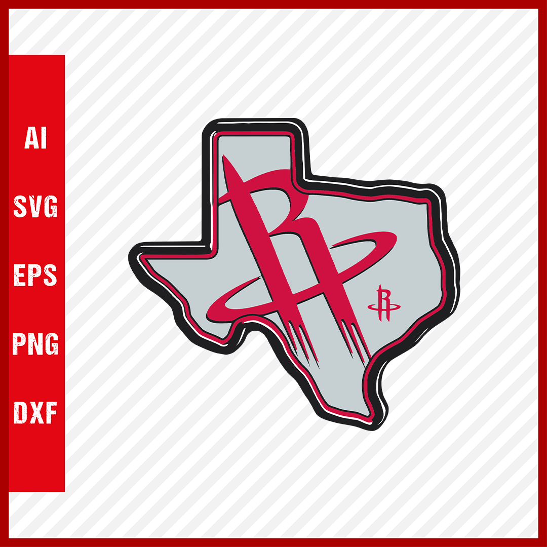 NBA Houston Rockets Logo Svg Cut Files Basketball Clipart ...