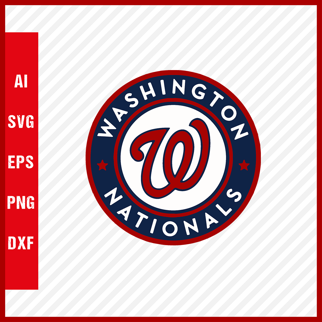 Washington Nationals Logo MLB Svg Cut Files Baseball Clipart ...