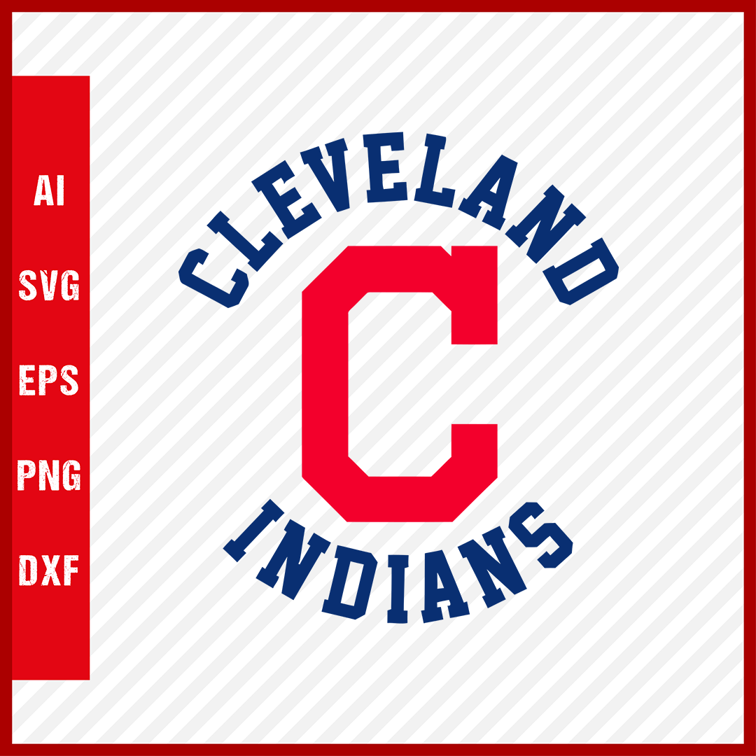 Cleveland Indians Logo Mlb Svg Cut Files Baseball Clipart ...