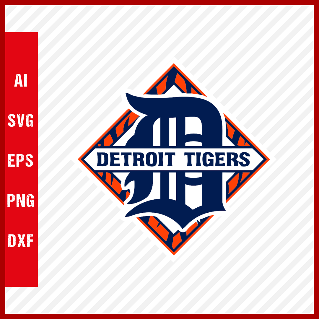 Detroit Tigers Logo MLB Svg Cut Files Baseball Clipart ...