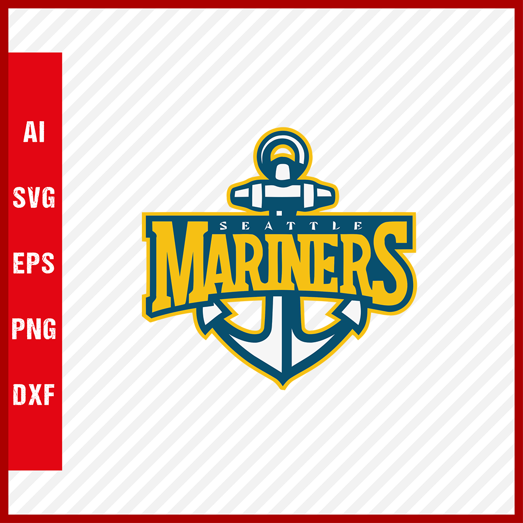 Seattle Mariners Logo MLB Svg Cut Files Baseball Clipart ...