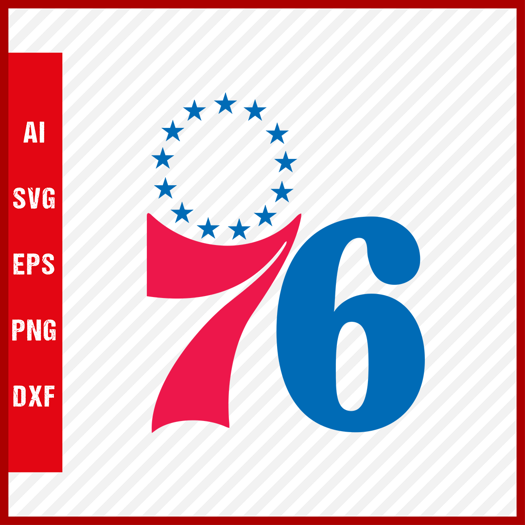 NBA Philadelphia 76ers Sixers Logo Svg Cut Files Basketball Clipart ...