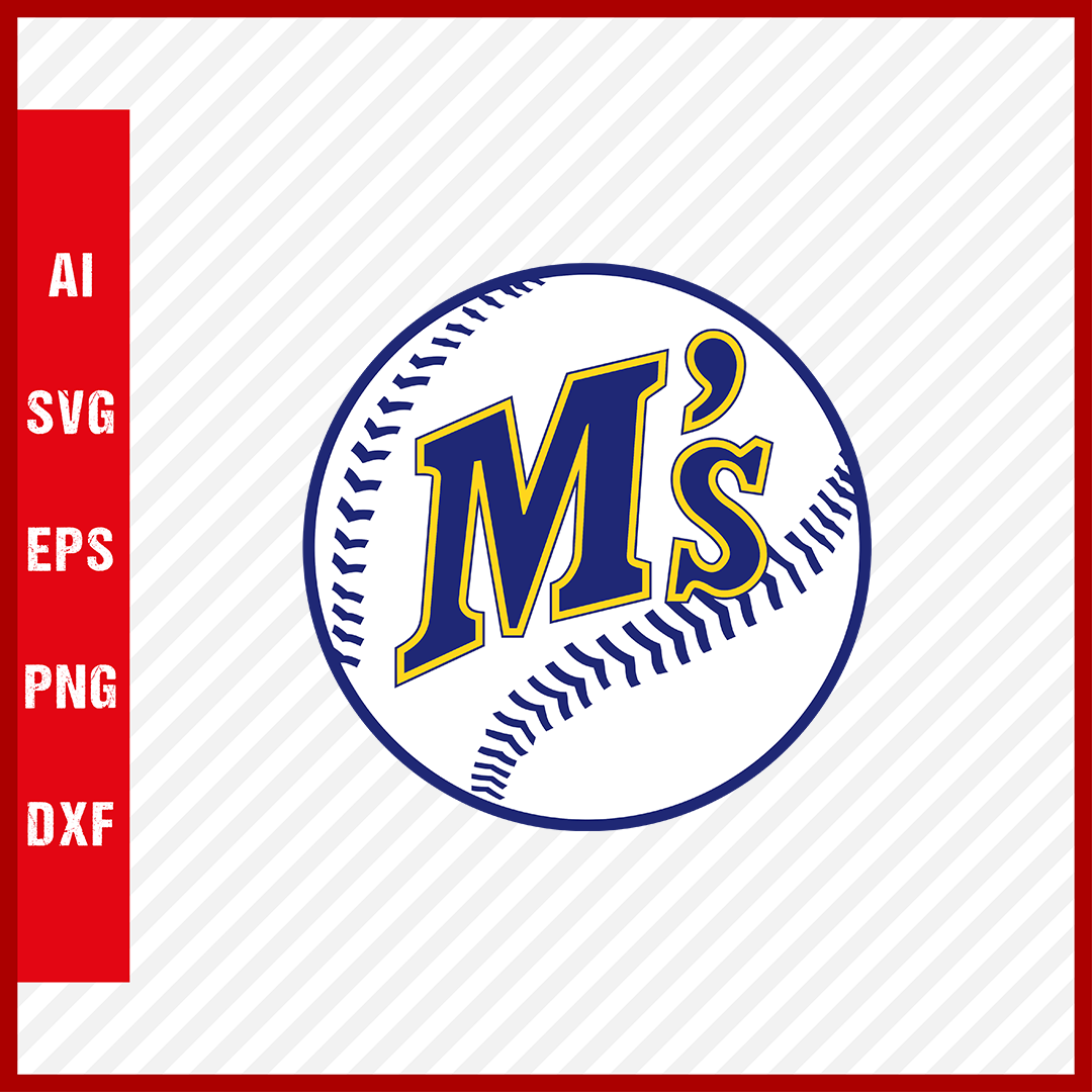 Seattle Mariners Logo MLB Svg Cut Files Baseball Clipart ...